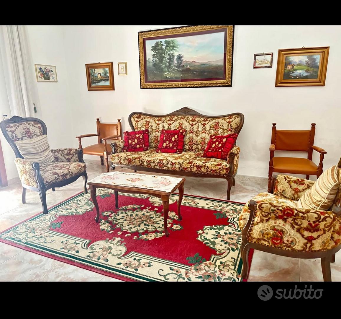 Set salotto antico - Arredamento e Casalinghi In vendita a Lecce