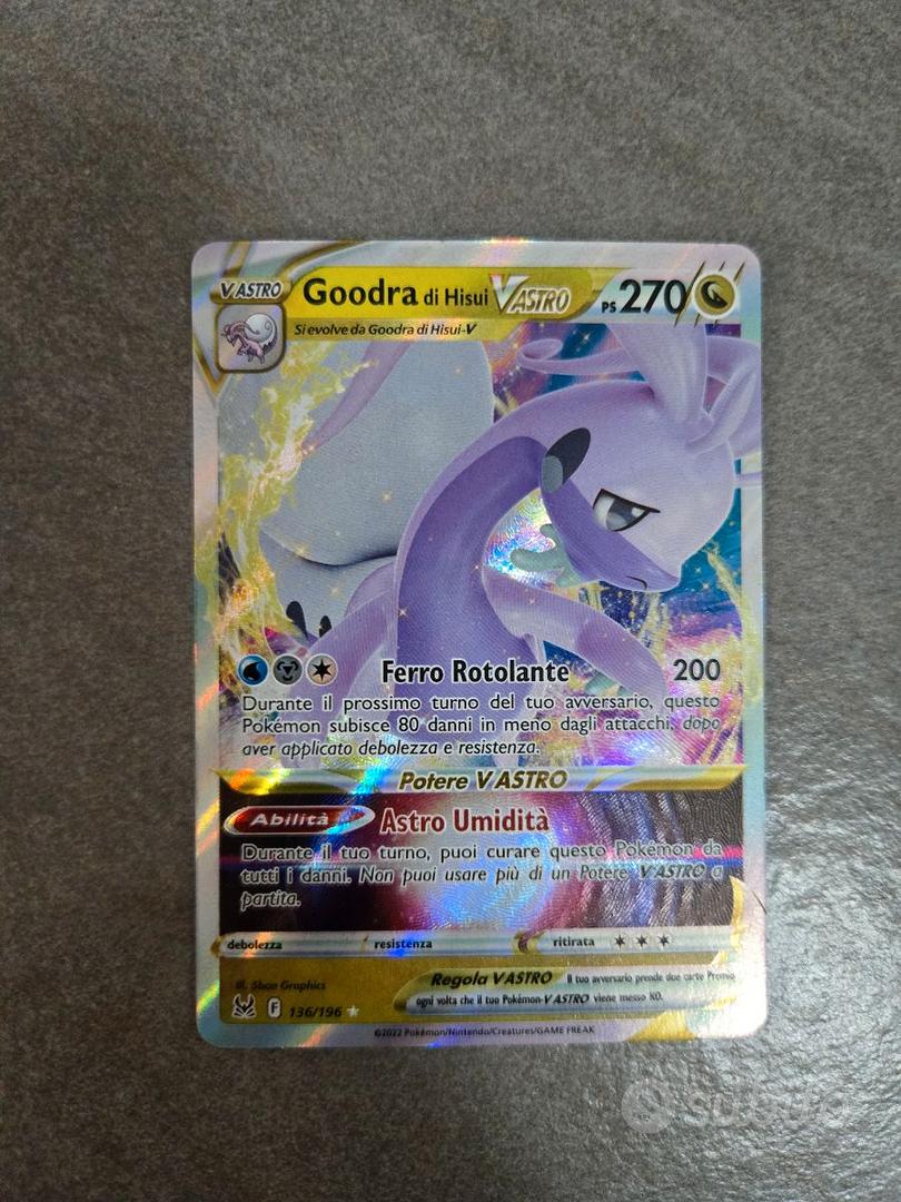 Carta pokemon Goodra di Hisui Vastro perfetta - Collezionismo In ... Carta pokemon Goodra di Hisui Vastro perfetta - Collezionismo In ...