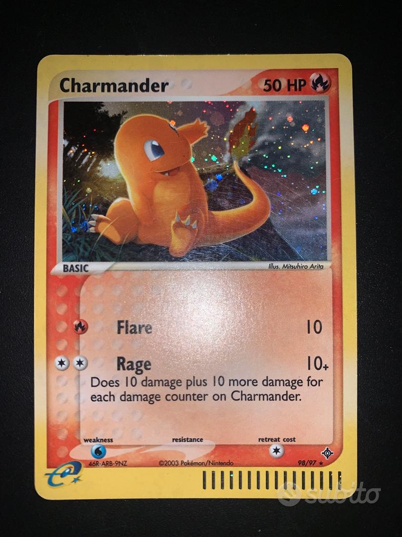 Charmander Carta Pokemon Ex Dragon 98/97 - Collezionismo In vendita a Como