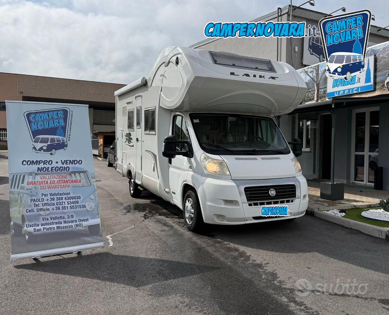 Subito - CAMPERNOVARA.IT COMPROILTUOCAMPER - Laika x700 garage ...