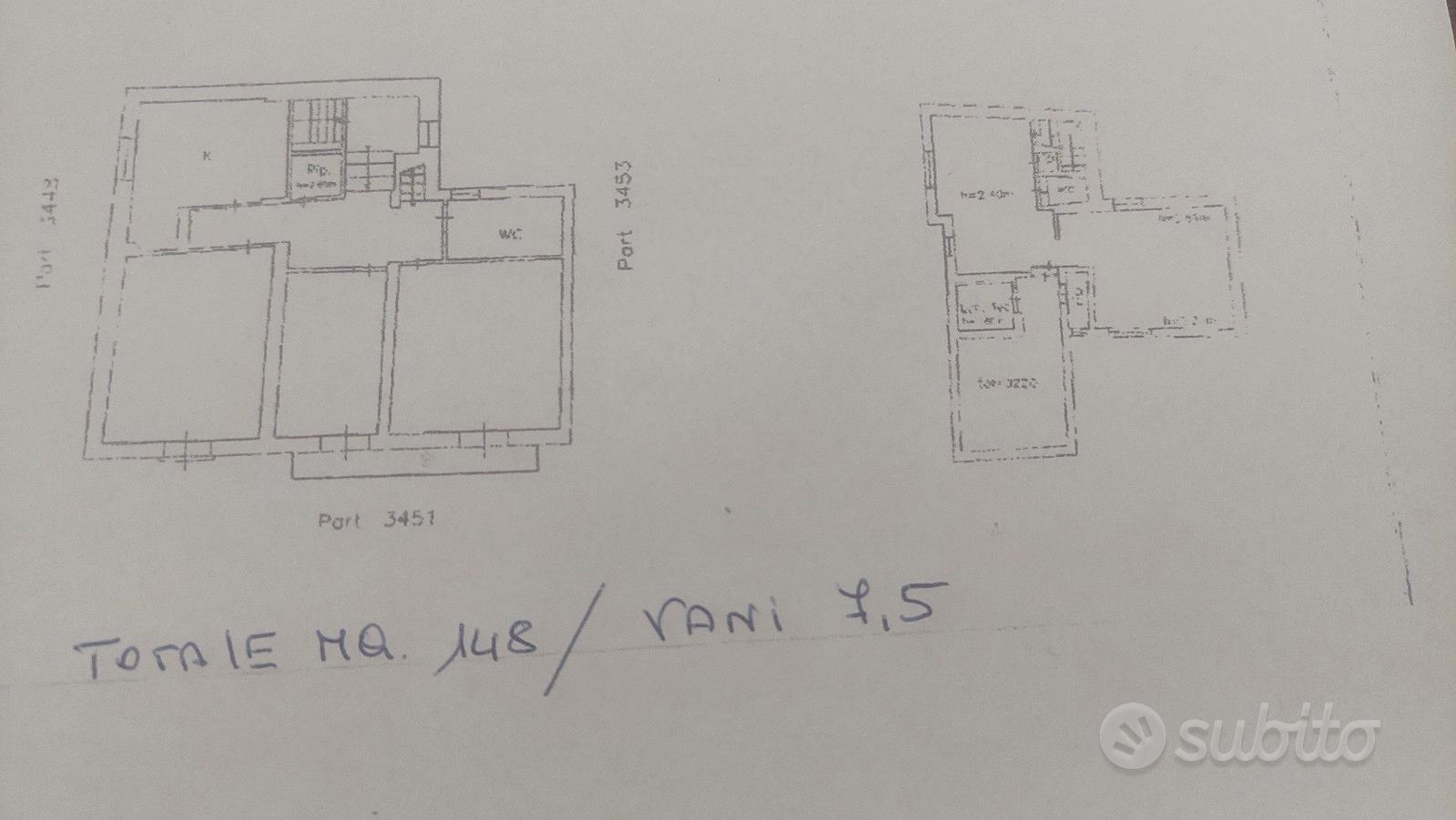 Quatrivani piu' trivani - Appartamenti In vendita a Enna