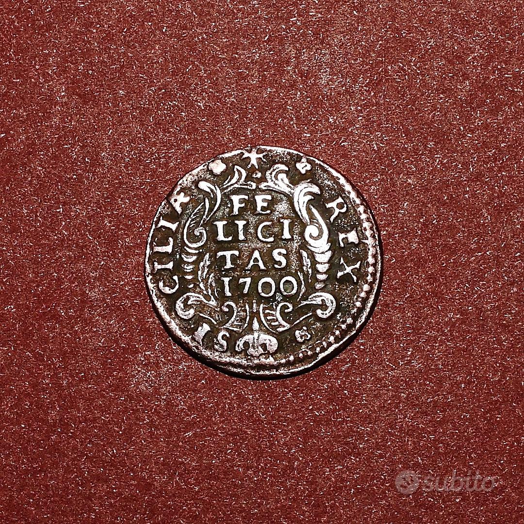 Moneta Grano Regno di Sicilia - 1700 - RARA - Collezionismo In vendita ...