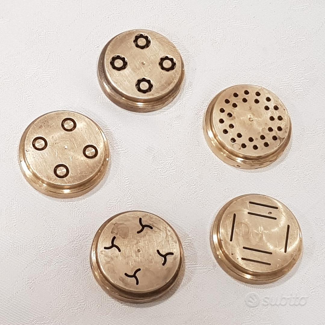 Trafila lega ottone bronzo 7 tipi di pasta Ø 45mm - Giardino e Fai da ...