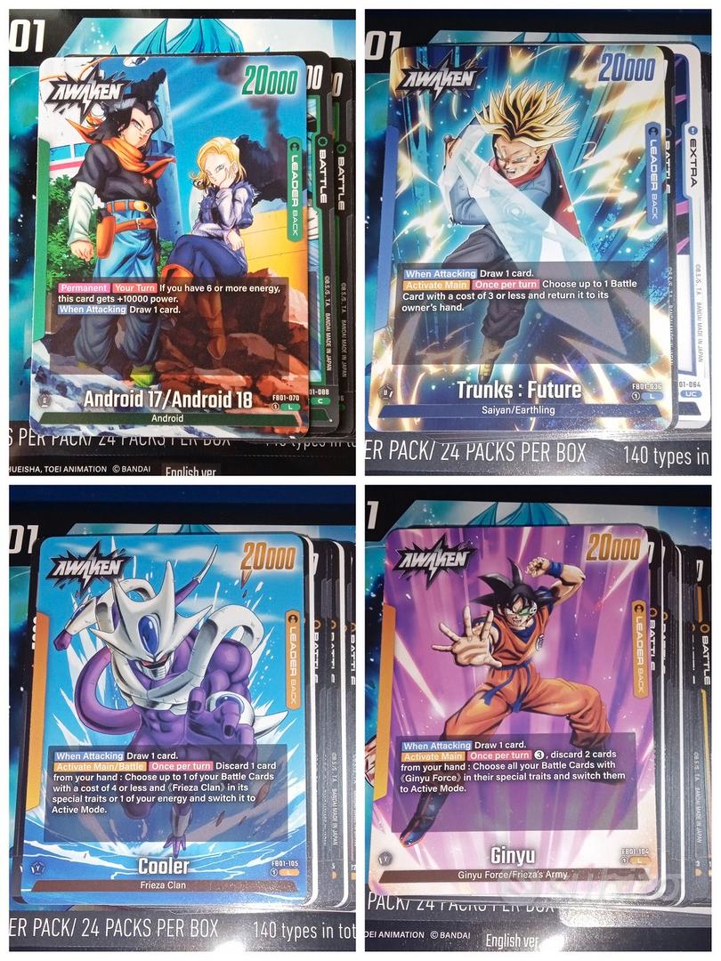 Lotto Dragon Ball Fusion World 200 carte FB01 - Collezionismo In ...