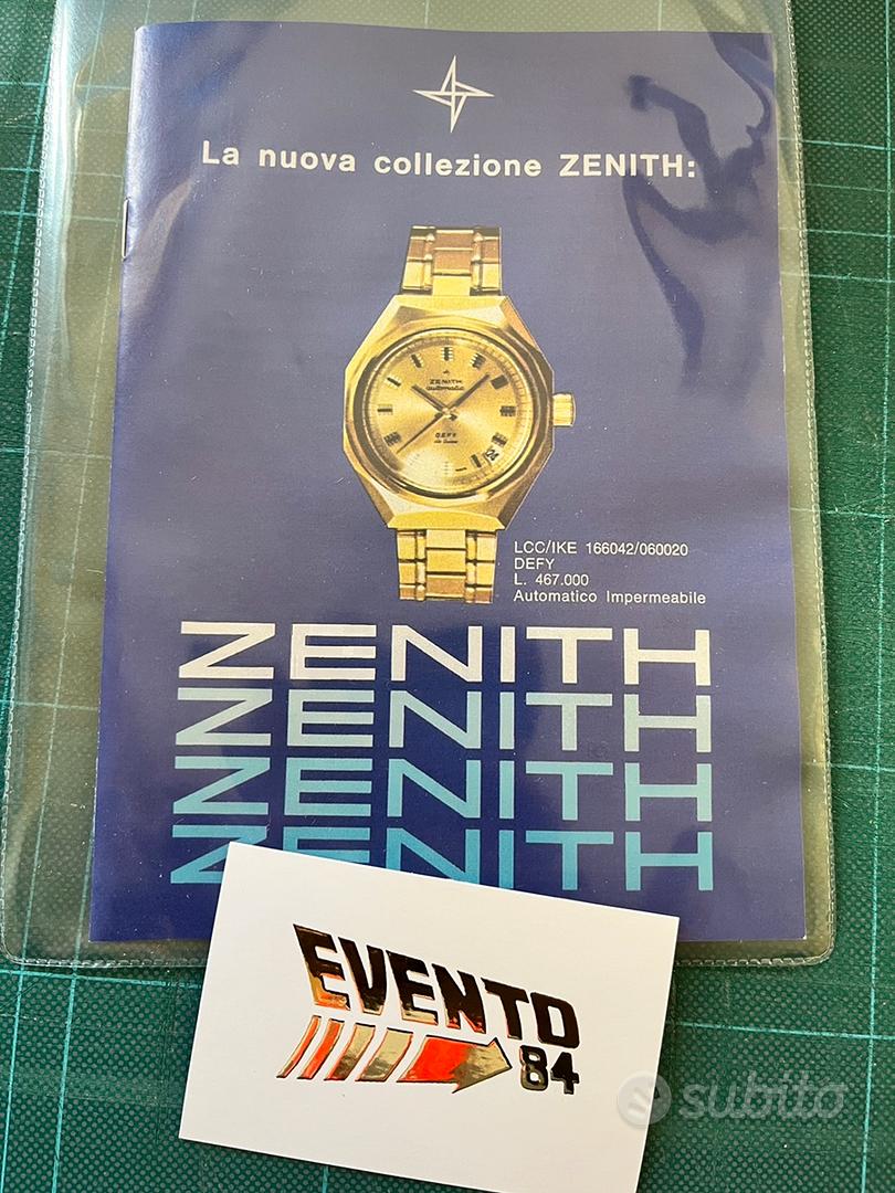 Catalogo Collezione orologi Zenith Defy 1970 - Collezionismo In vendita ...