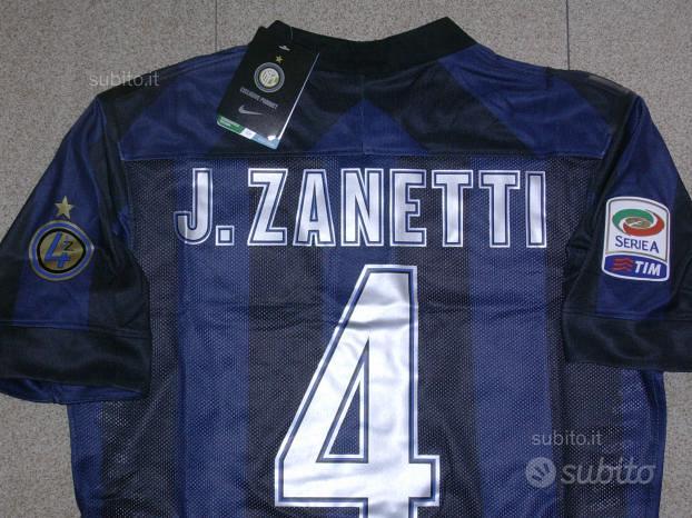 ZANETTI INTER t-shirt maglietta ULTIMA PARTITA - Sports In vendita a Milano