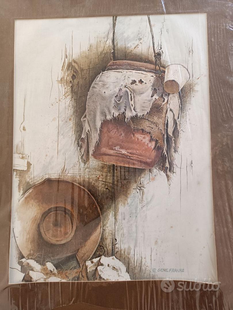 Litografia artista GENE FRANKS USA 1977 - Collezionismo In vendita a ...