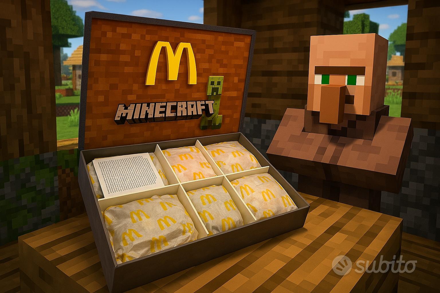 Minecraft x McDonald's Collector box 2025 rare - Collezionismo In ...
