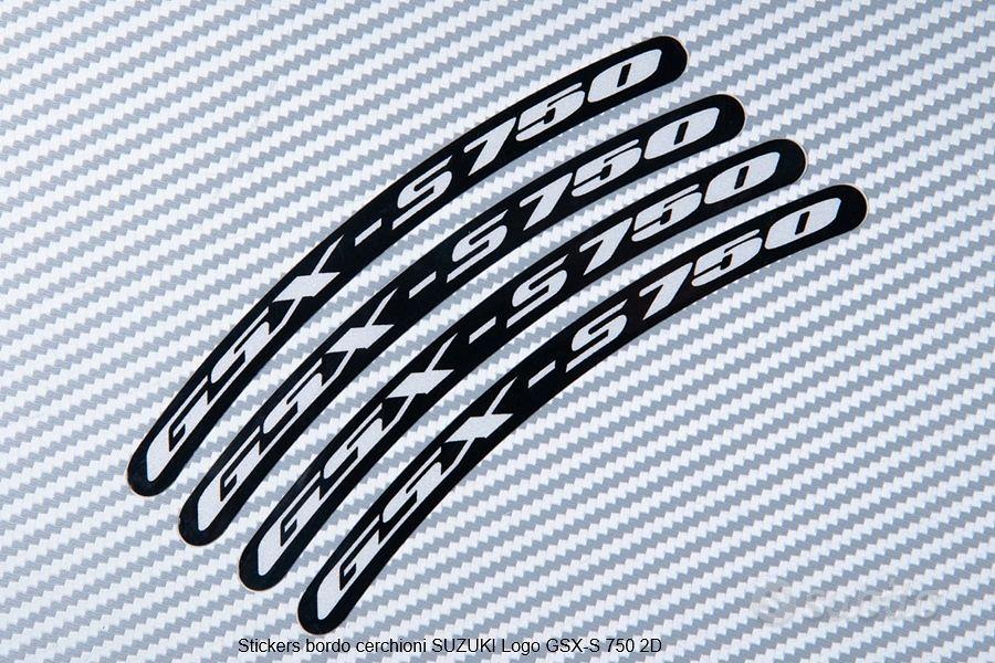 Subito - AVDB MOTO - Stickers bordo cerchioni SUZUKI Logo GSX-S 750 2D ...