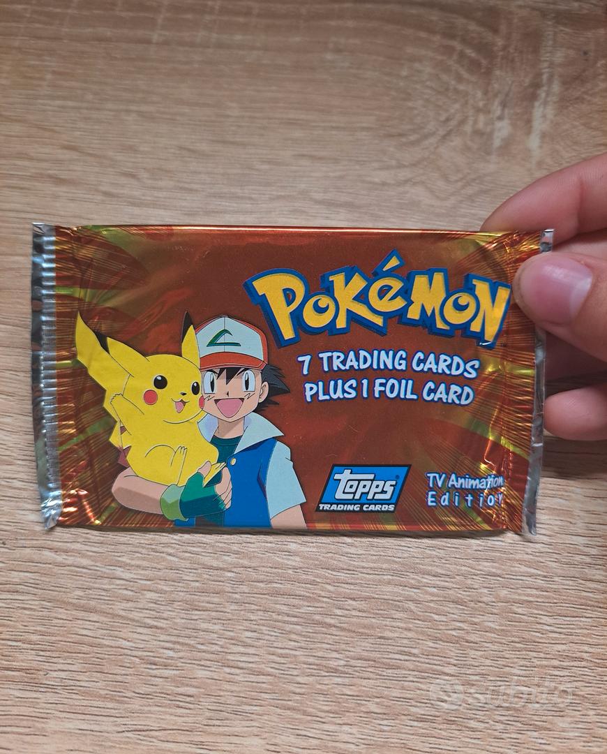 Bustina Pokémon Topps 1999 Tv Animation Edition - Collezionismo In ...