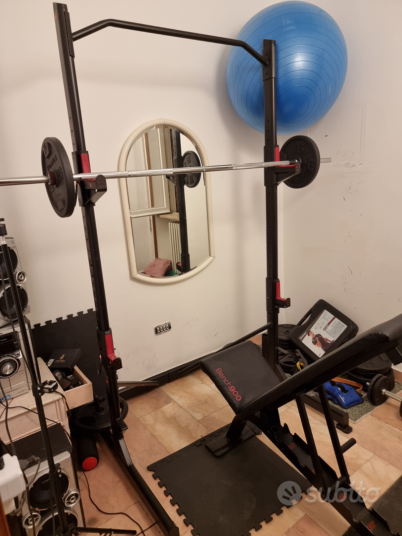 Set palestra completo:Panca, Rack,Manubri, Dischi - Sports In vendita a ...