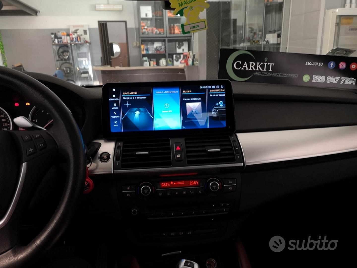 Subito - CARKIT - TABLET navigatore BMW x5 e70 x6 e71 12.3 pollicI ...