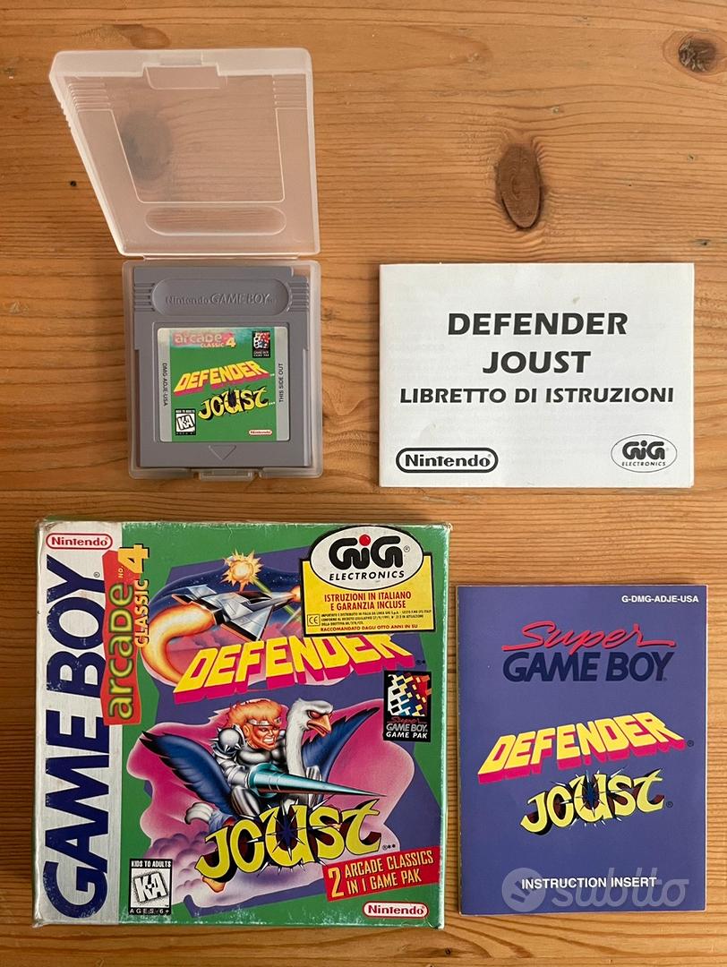 Defender Joust arcade classic gioco game boy - Console e Videogiochi In ...