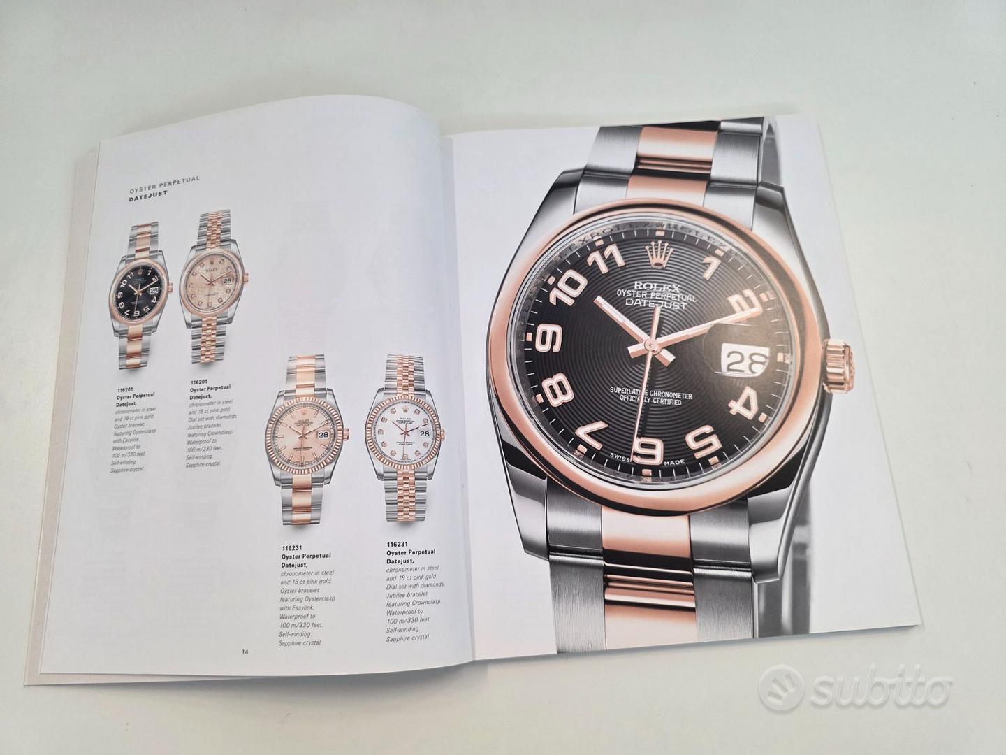 Libro catalogo Rolex Oyster Perpetual - Libri e Riviste In vendita a Milano