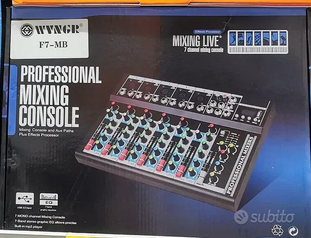 Mixer Audio Professionale WYNGS F7-MB - Audio/Video In vendita a Torino