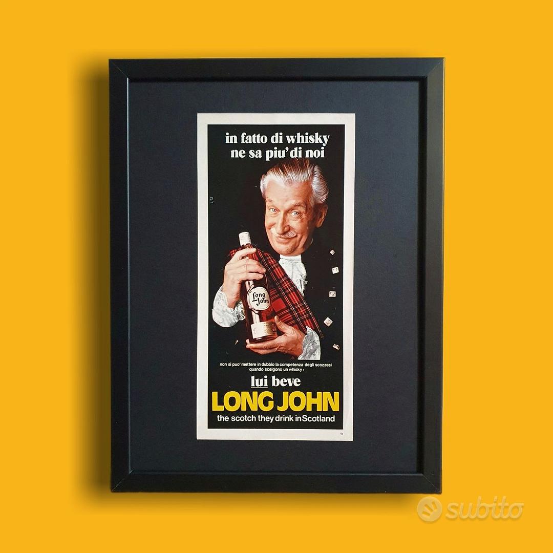 Pubblicità originale poster vintage Long John 1973 - Collezionismo In ...