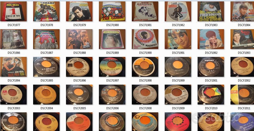 Dischi 45 giri Vinile anni 60 70 80 a scelta - Musica e Film In vendita a Biella