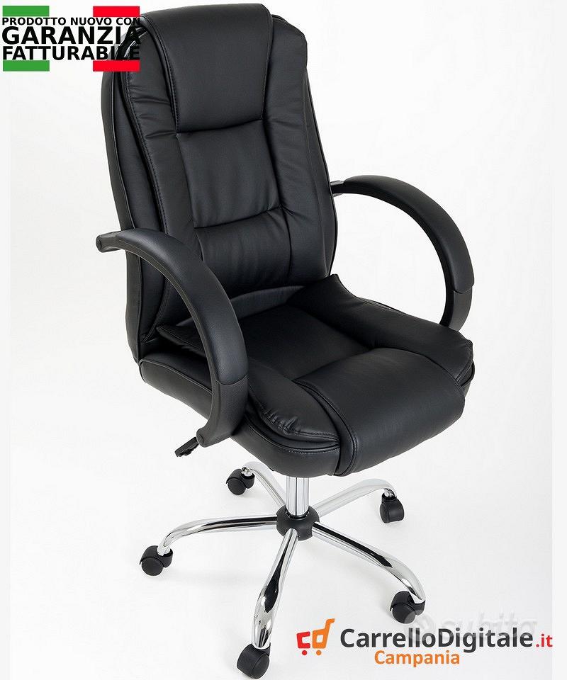 Subito - CarrelloDigitale.it - ASG G. - Poltrona da ufficio Direzionale nera modello Smoke ...