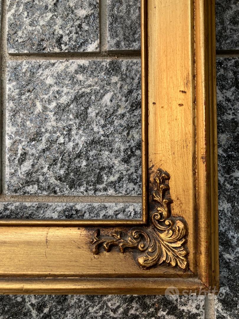 Cornice grande vintage in legno dorato 70x90 - Collezionismo In vendita ...