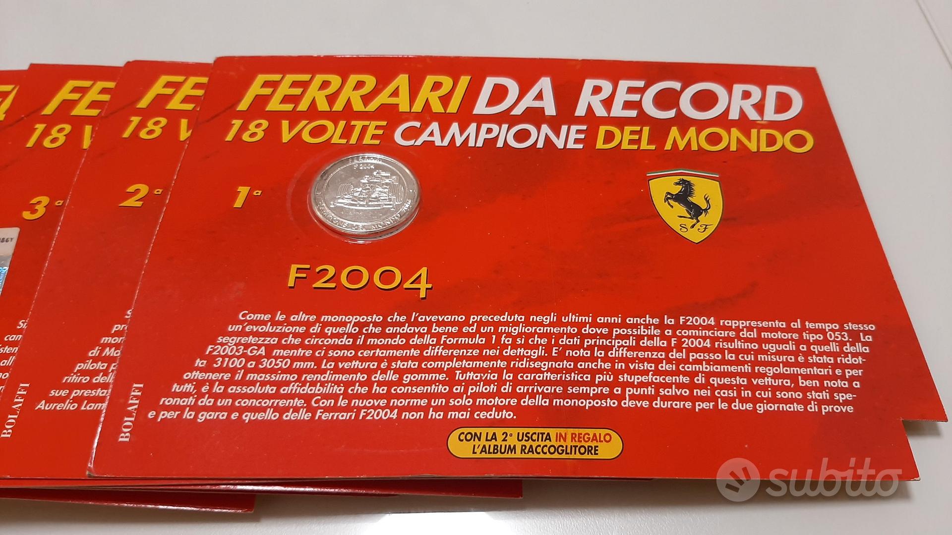 18 Monete Ferrari da Record Bolaffi - Collezionismo In vendita a Arezzo