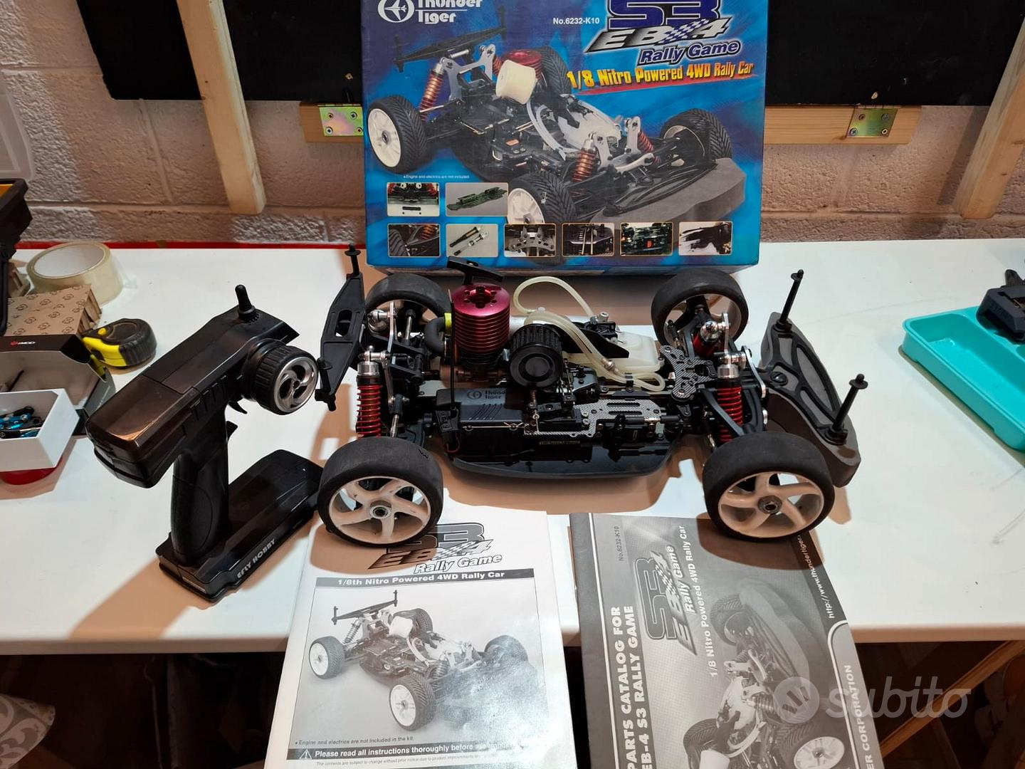 Automodello rc Thunder Tiger Eb4 S3 1/8 ribasso - Collezionismo In ...