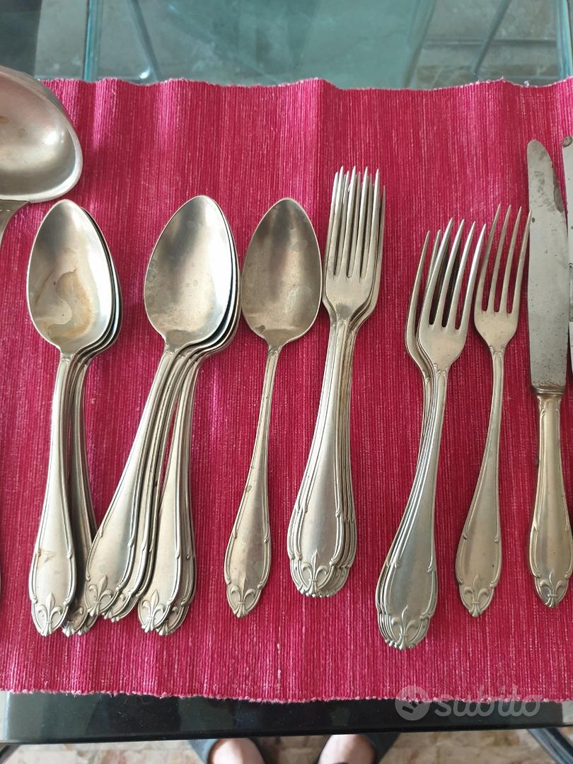 Servizio posate alpacca Wellner - Collezionismo In vendita a Milano