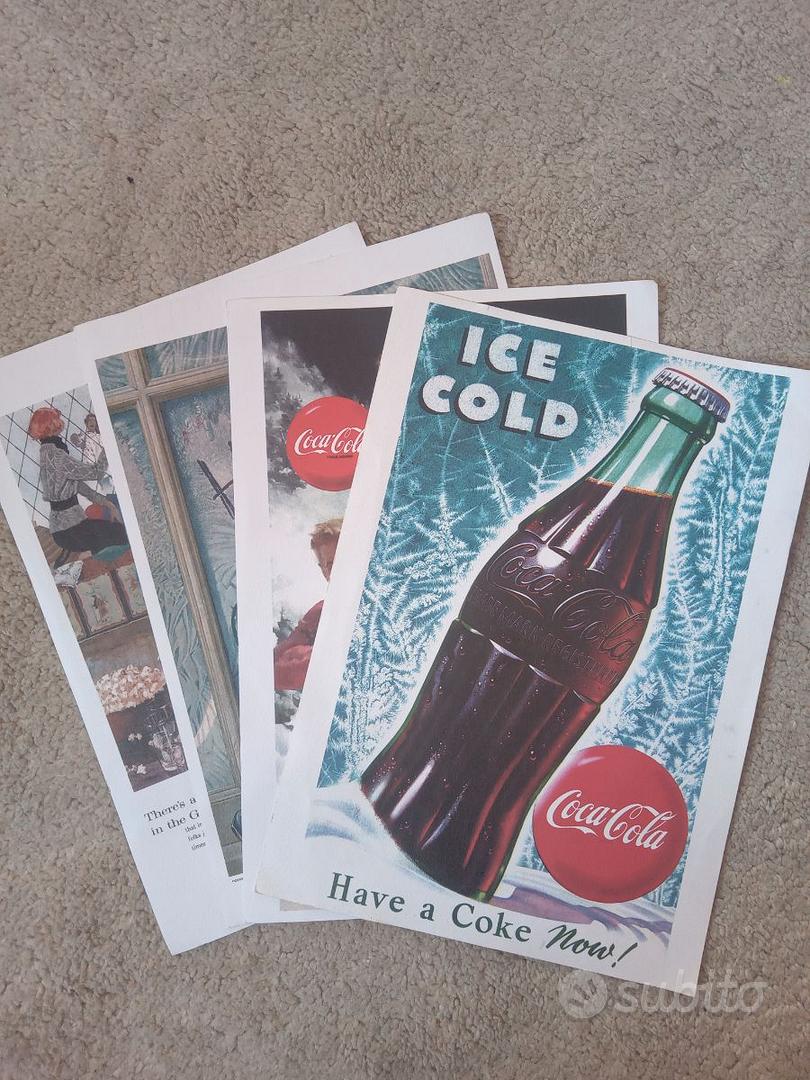 Poster coca-cola - Collezionismo In vendita a Trieste