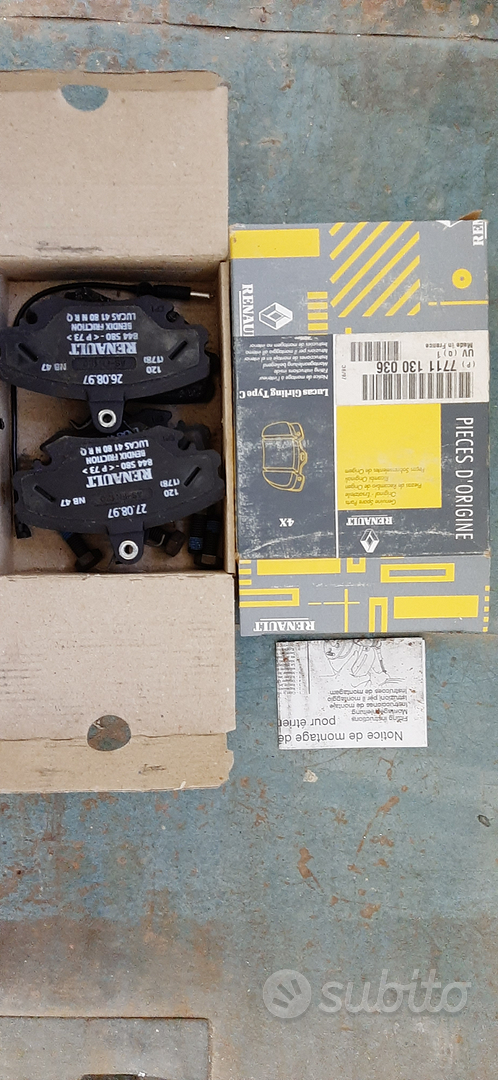 Pasticche freni posteriori orig. Renault 5 GTTurbo - Accessori Auto In ...
