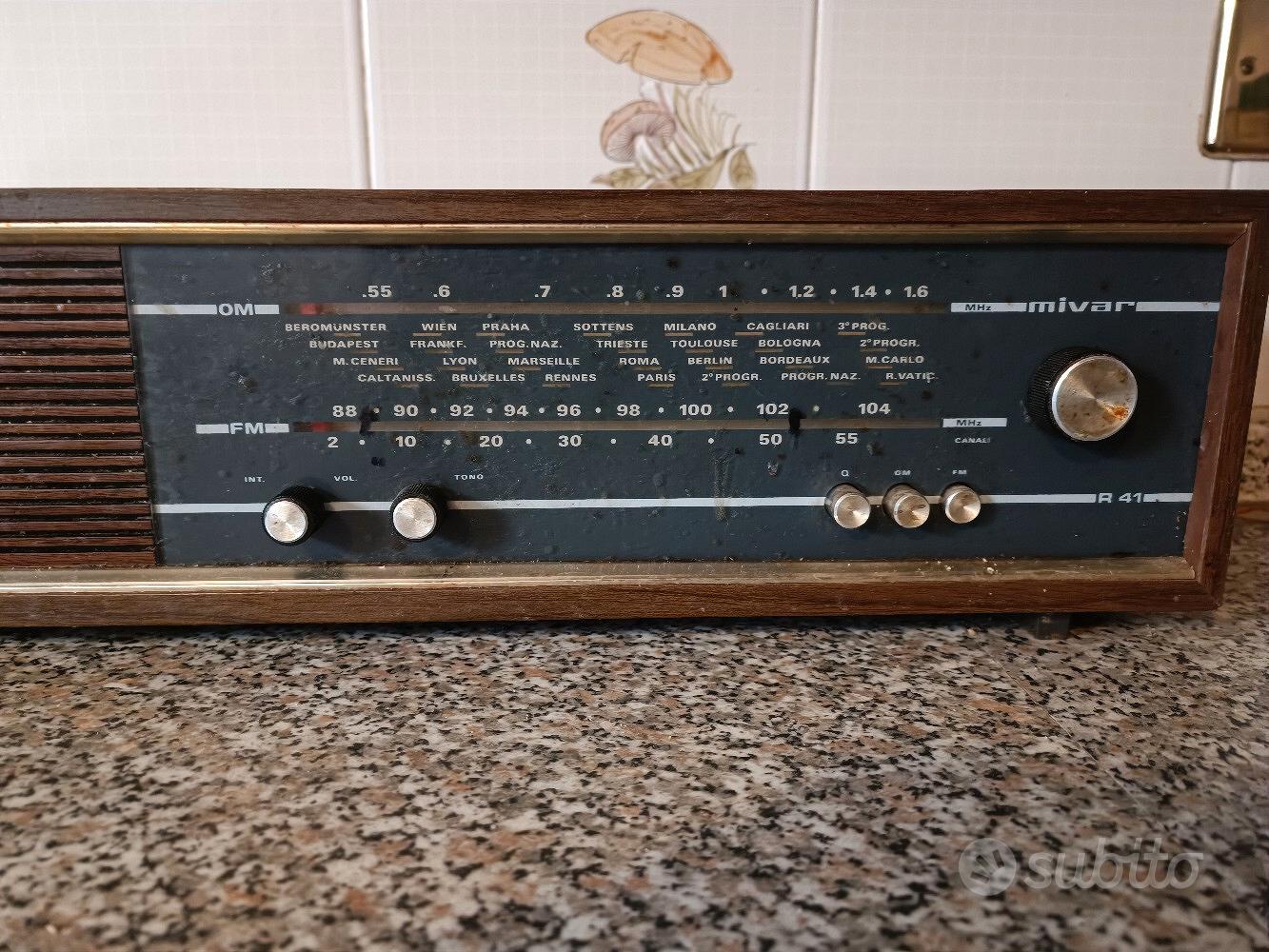 Radio Mivar R41 anni 70 - Collezionismo In vendita a Monza e della Brianza