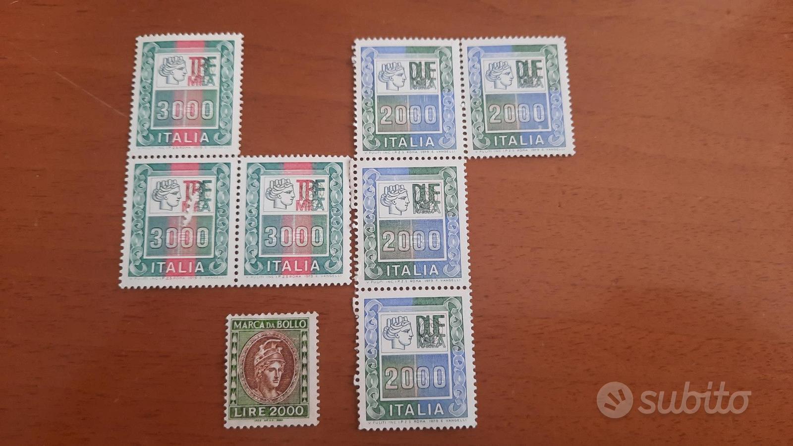 Marche da bollo in Lire - Collezionismo In vendita a Belluno