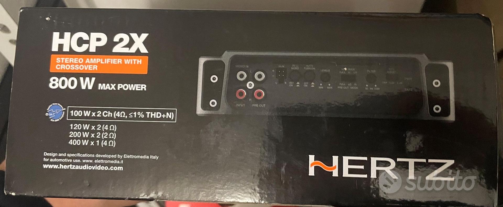Hertz ampli HCP2X + Subwoofer DBX25.3 - Audio/Video In vendita a Genova