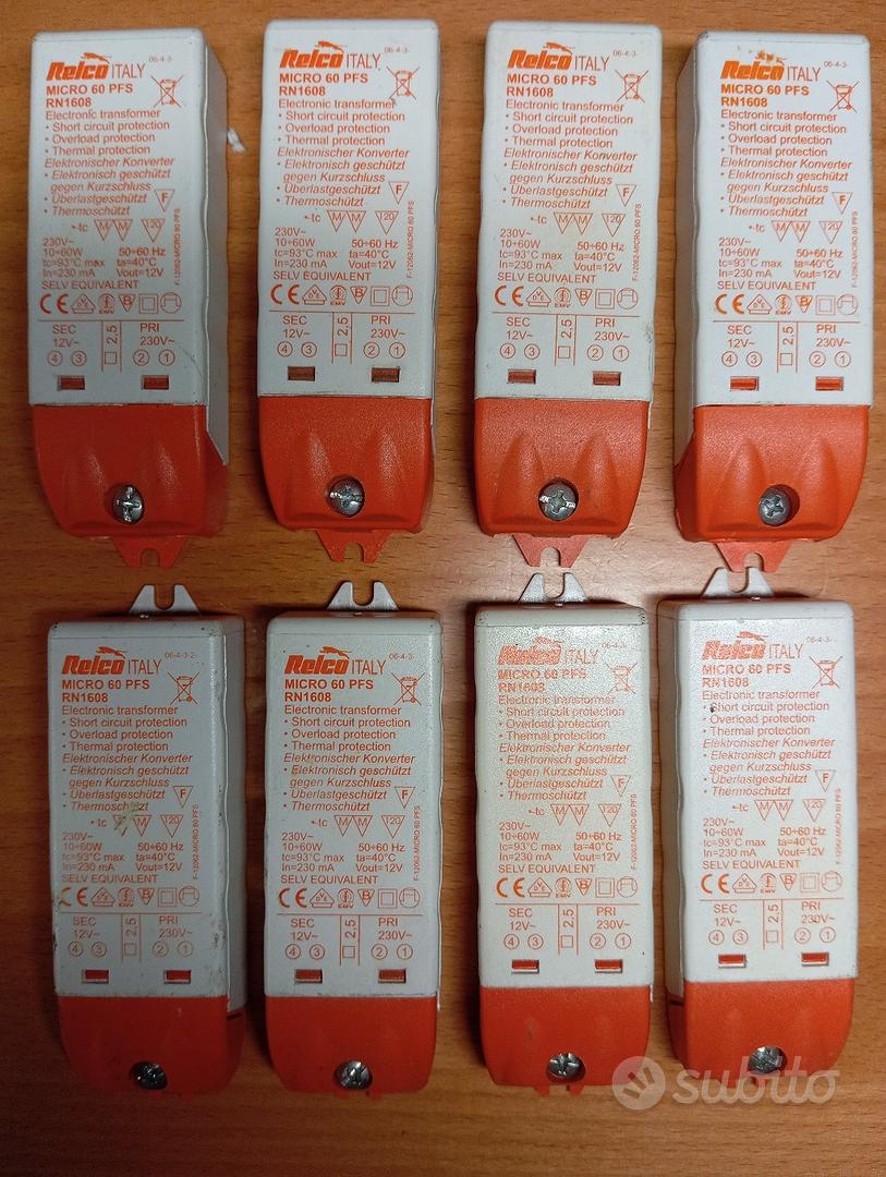 trasformatore relco 10÷60W 12 volt più altri - Giardino e Fai da te In ...