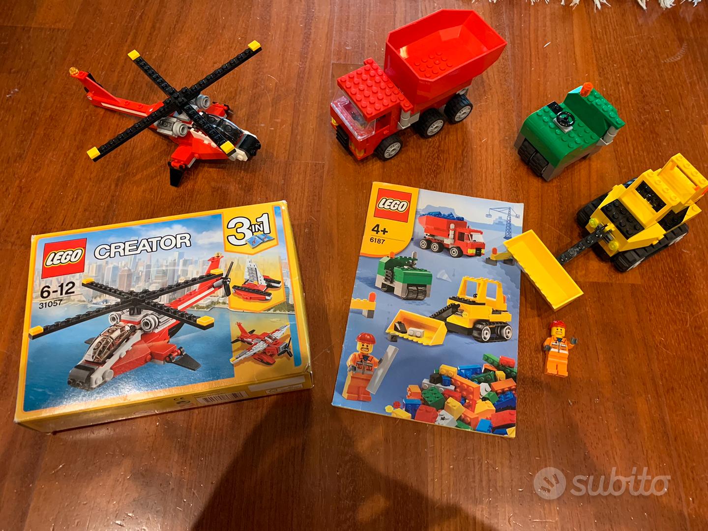 Lego 6187 e 31057 aereo e mezzi costruzione strade - Collezionismo In ...