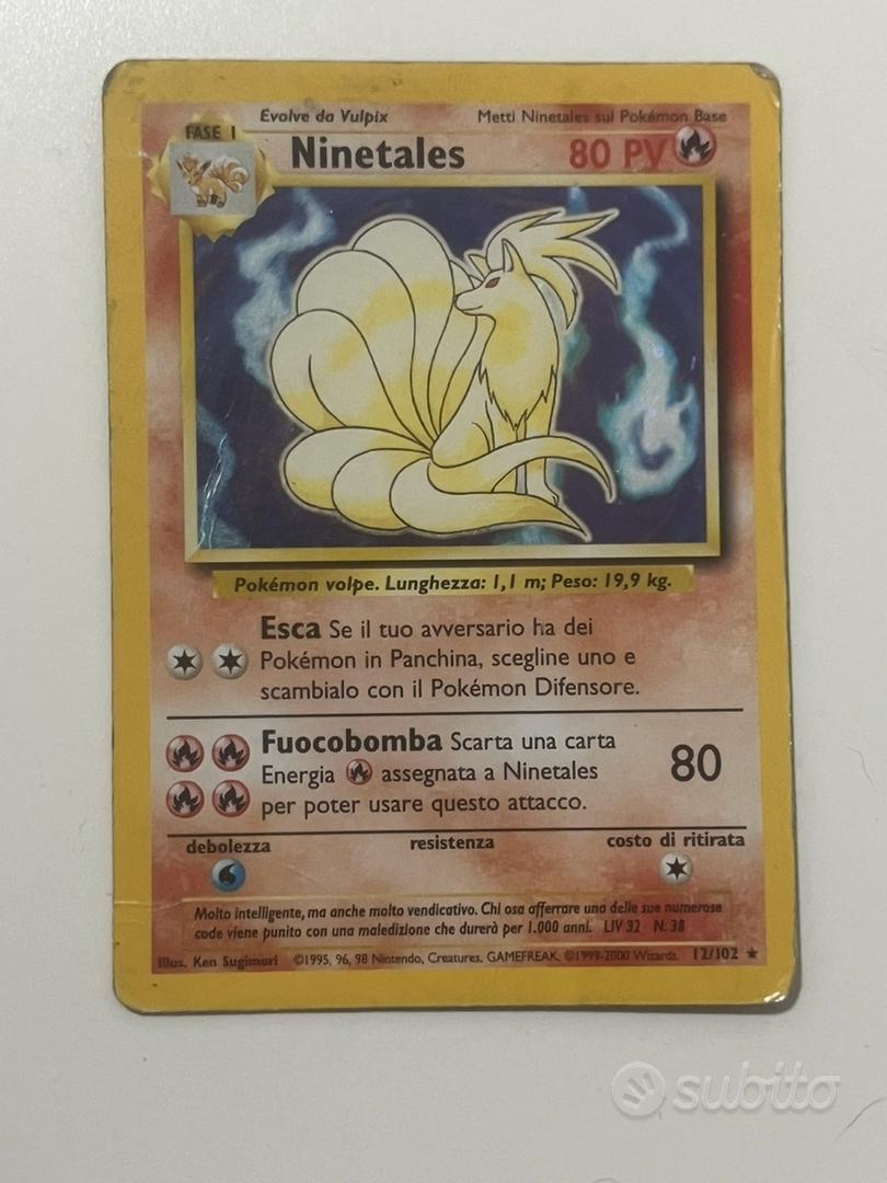 Carta Pokemon Ninetales Collezionismo In Vendita A Milano