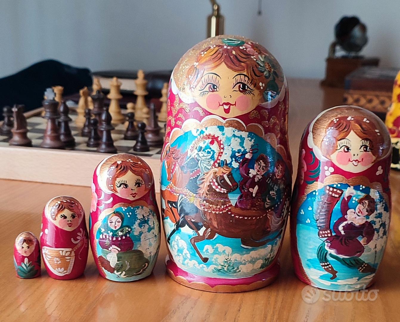 Matrioska originale russa istoriata - Collezionismo In vendita a Milano