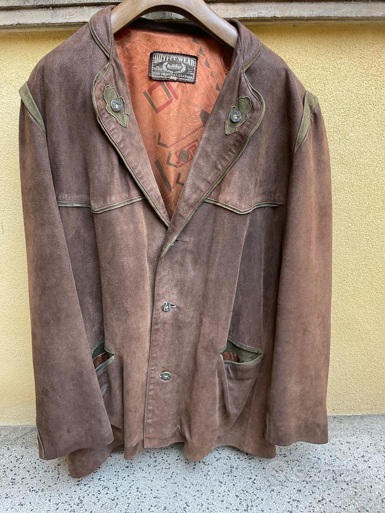 Giacca tirolese in pelle - Abbigliamento e Accessori In vendita a Padova