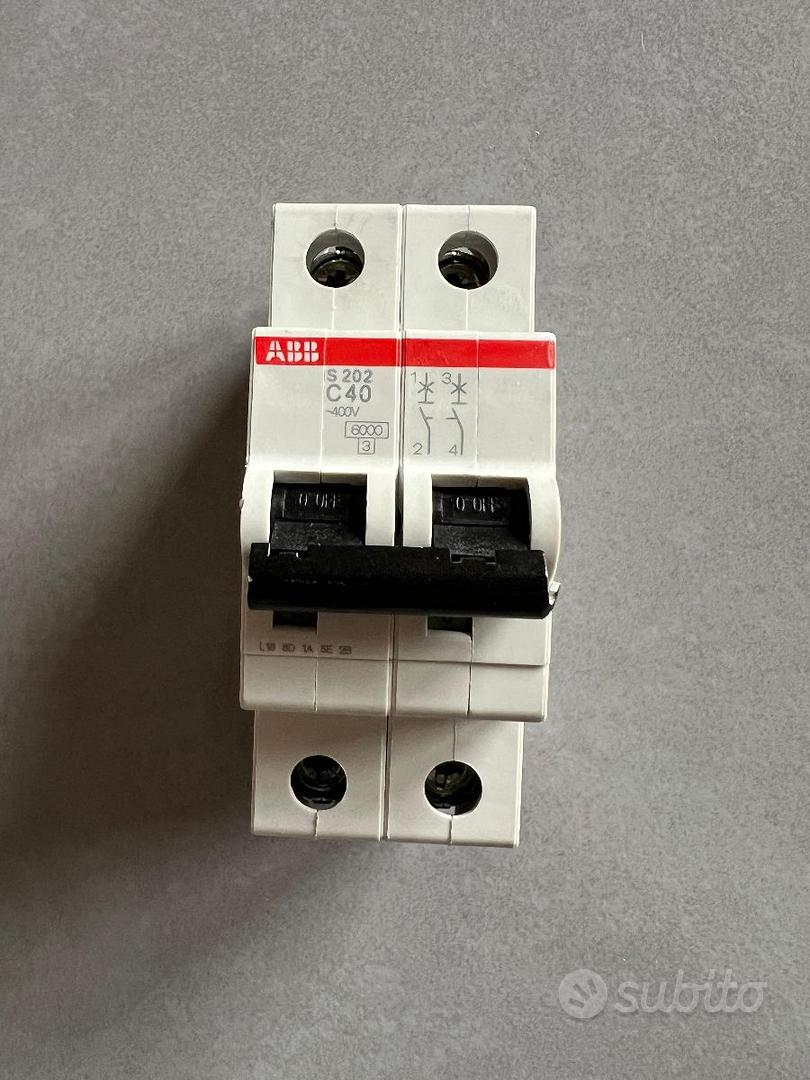 ABB Interruttore magnetotermico C40 guida DIN - Giardino e Fai da te In vendita a Monza e della ...