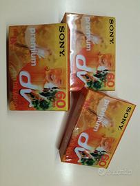 3 Sony mini DV 60 premium - Audio/Video In vendita a Lodi