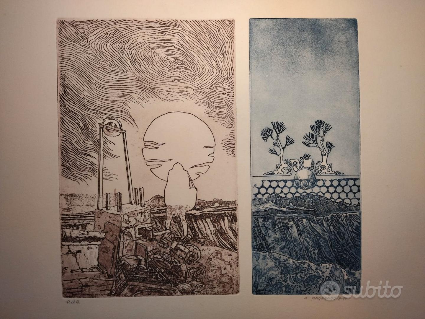 Incisione calcografica di Ferruccio Magaraggia - Collezionismo In ...