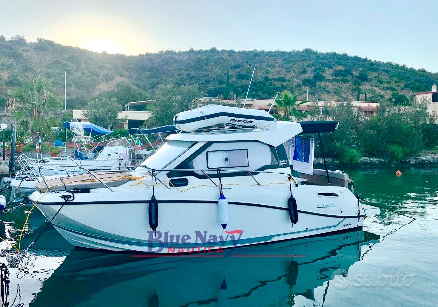 Subito - Blue Navy Nautica - Quicksilver 675 Weekend (7,37mt)+225cv V6 ...