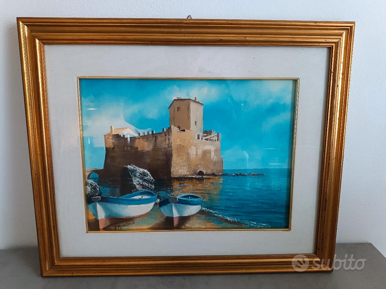 Dipinto del pittore R. Minutolo - Collezionismo In vendita a Siena