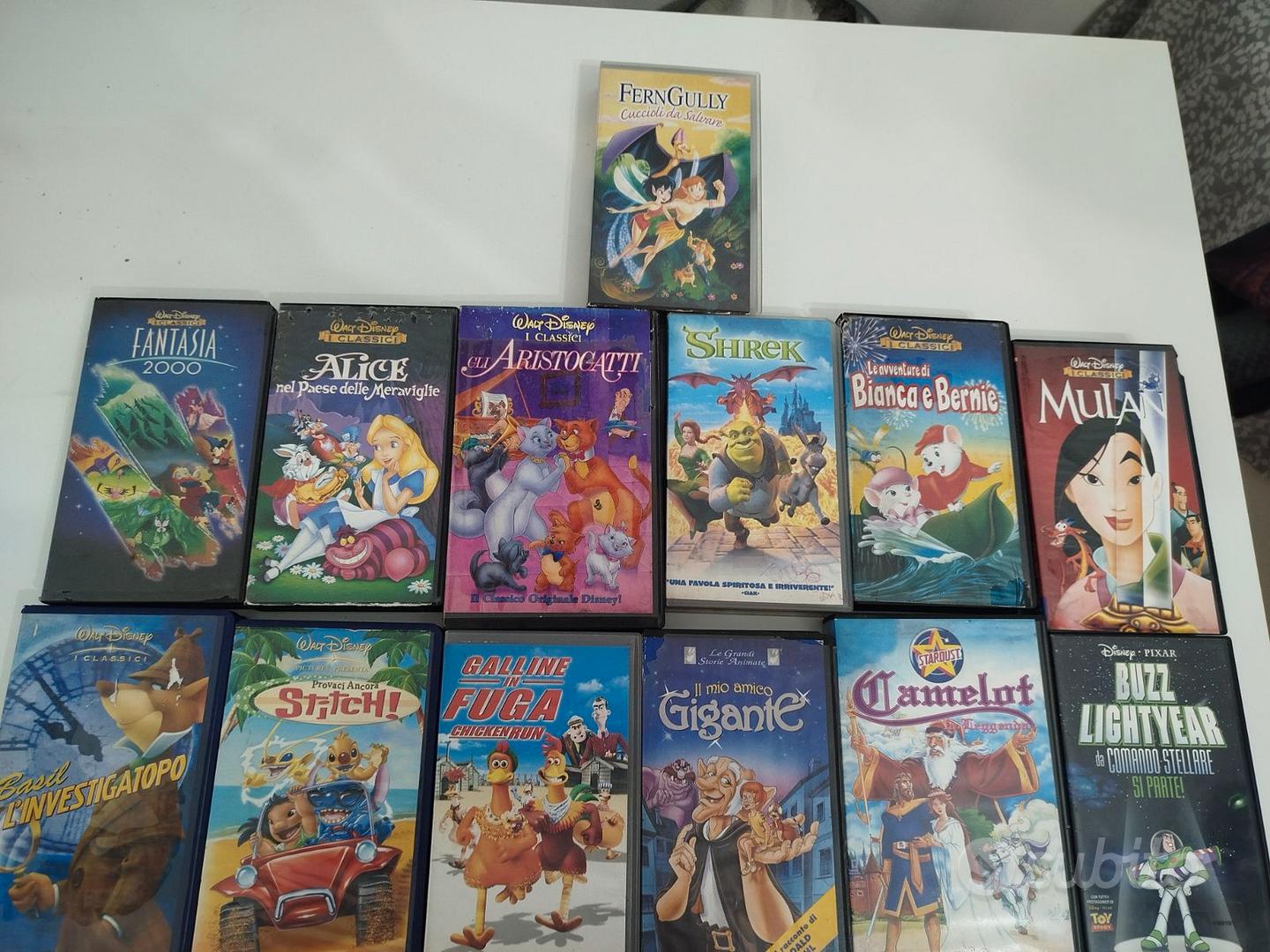 13 Vhs cartoni animati Walt Disney, Pixar ... - Musica e Film In ...