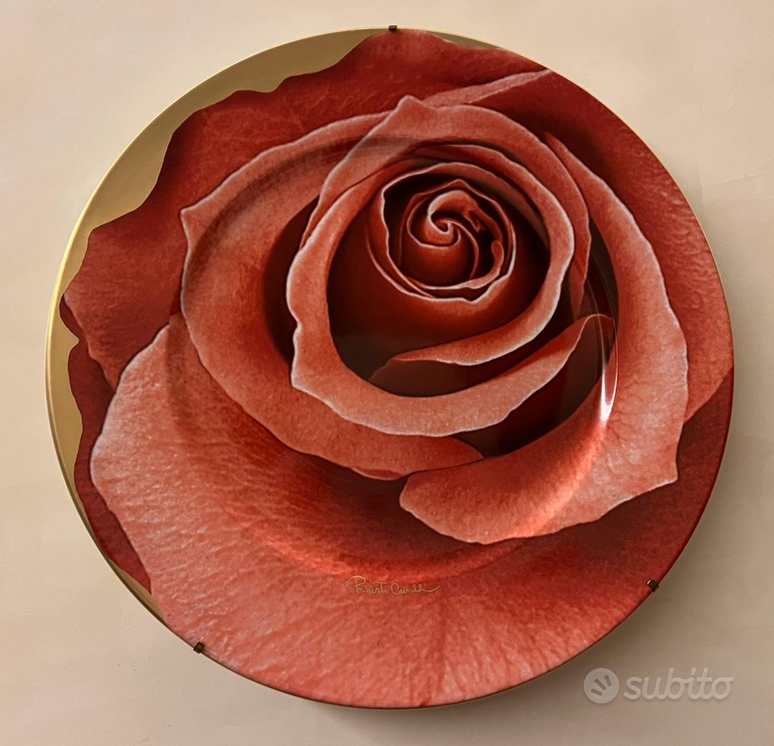Piatto Roberto Cavalli Dark Lady Ed. Rosa Rossa - Collezionismo In ...