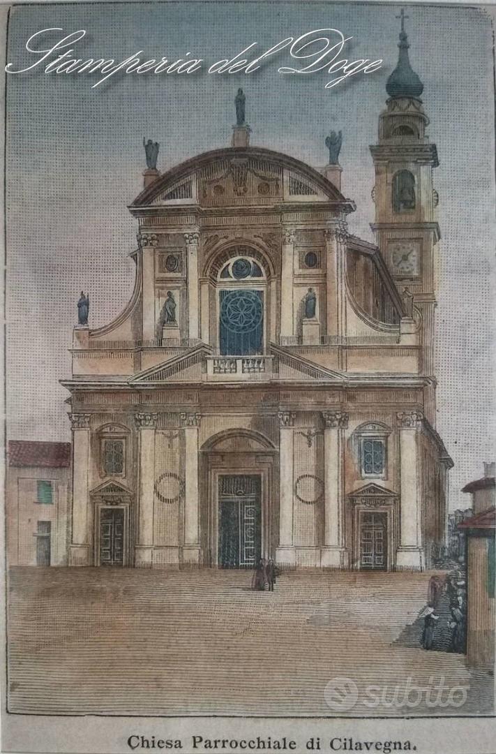 Pavia - Stampe Antiche originali d'epoca - Arredamento e Casalinghi In ...