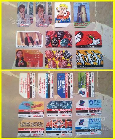 Tessere telefoniche italiane (lotto stock) - Collezionismo In vendita a ...