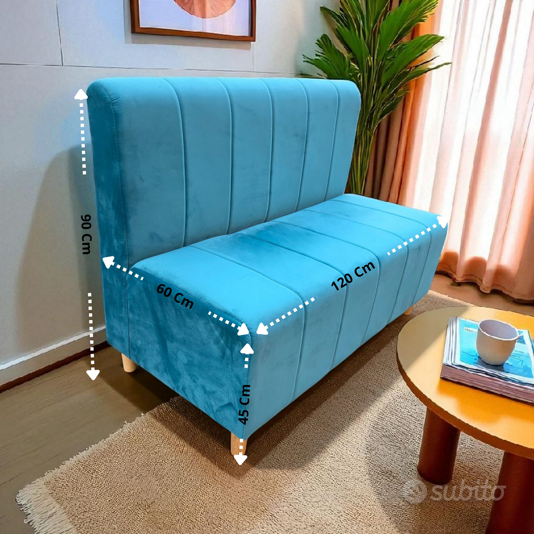 Divanetti 3 posti disponibili in pelle o velluto - Attrezzature di ...