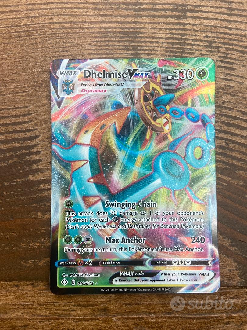 carta pokemon dhelmise vmax inglese - Collezionismo In vendita a Prato