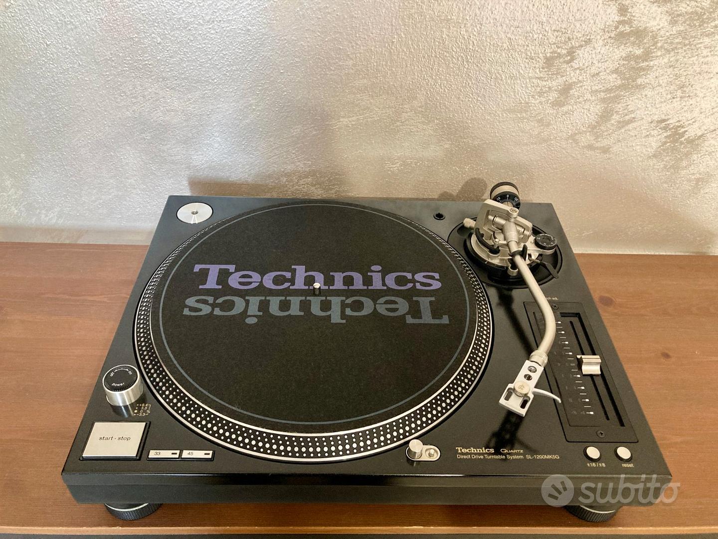 2 x TECHNICS SL 1200 MK5G SL 1210 M5G GIAPPONESI - Audio/Video In ...