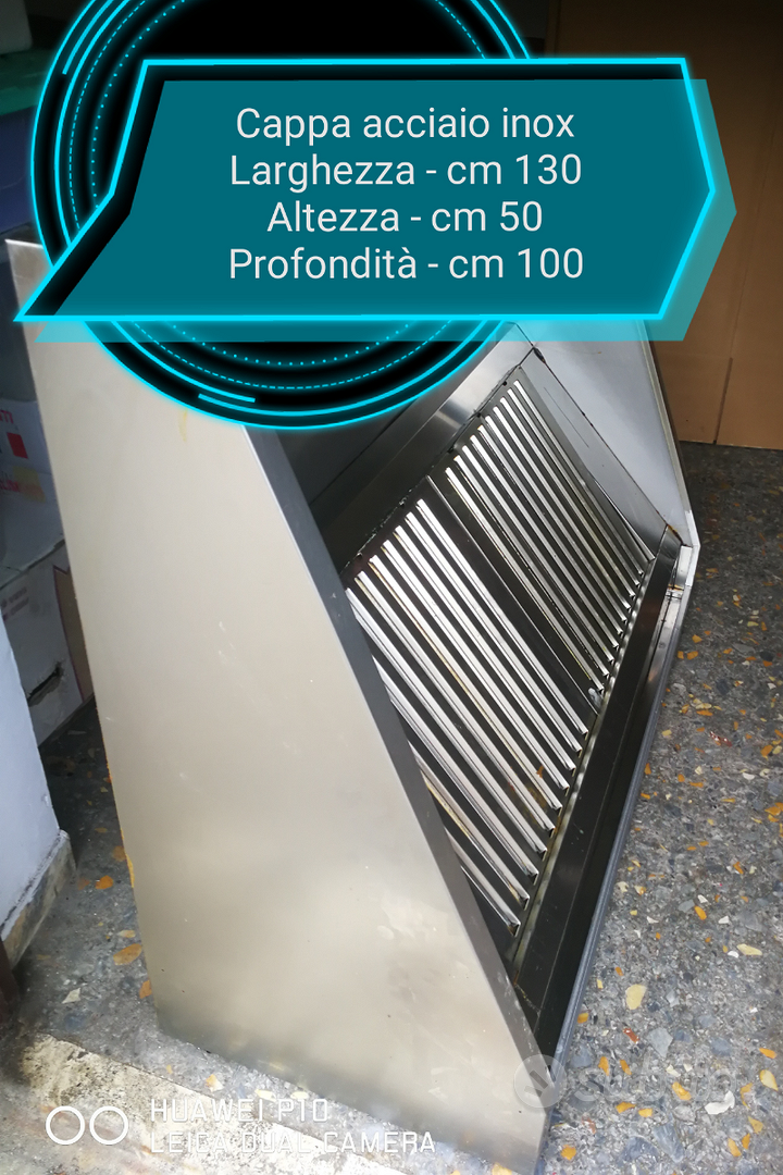 Cappa professionale in acciaio - Elettrodomestici In vendita a Roma