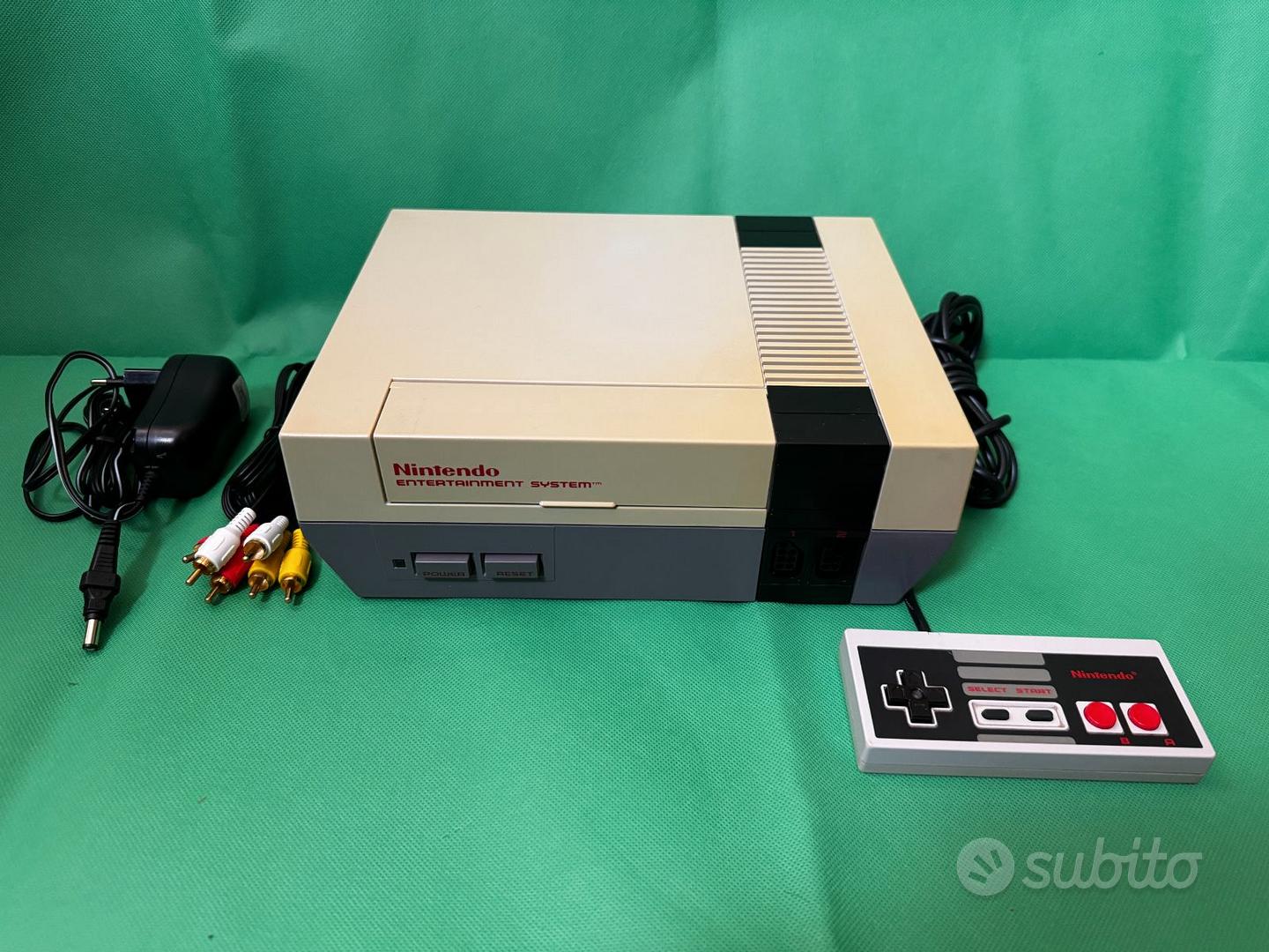 Nintendo NES console 8 bit + AV composite + stereo - Console e ...